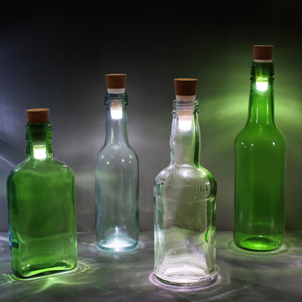 Flasklampan lyser upp dina gamla flaskor