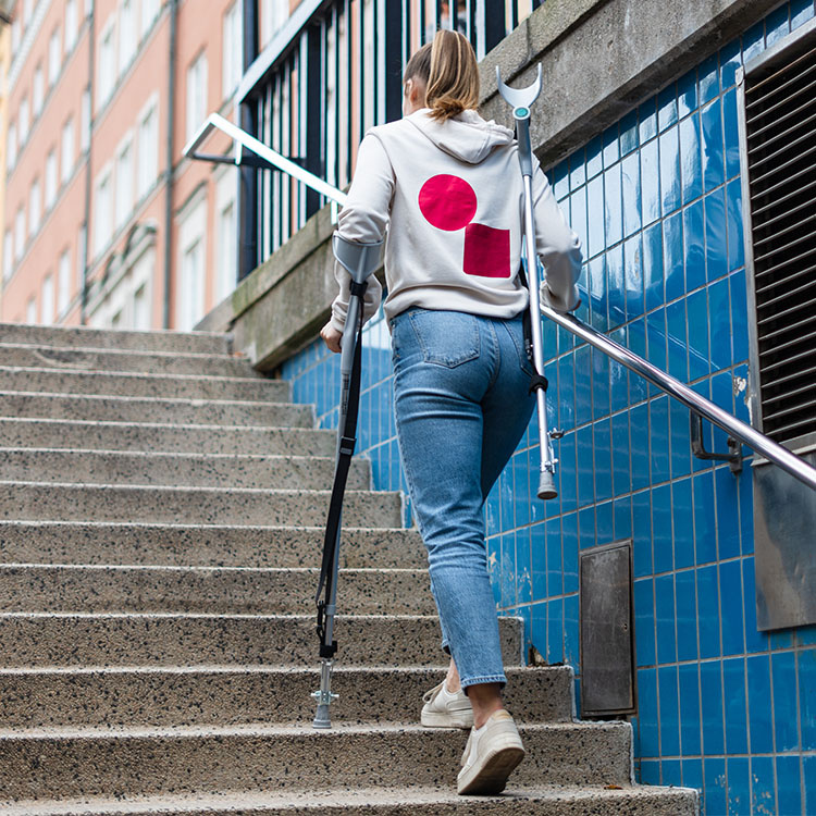 Underarmstöd för kryckor - Mjuka stöd i latexfri gel | SmartaSaker