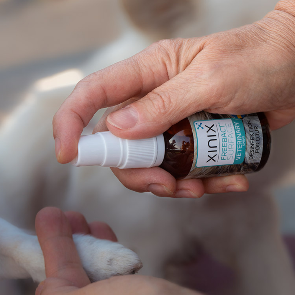 Desinfektionsspray för djur, Xinix FreeBact | SmartaSaker